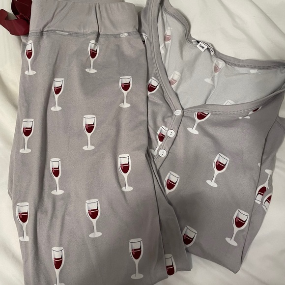 Intimates & Sleepwear | Wine Pajama Set | Poshmark
